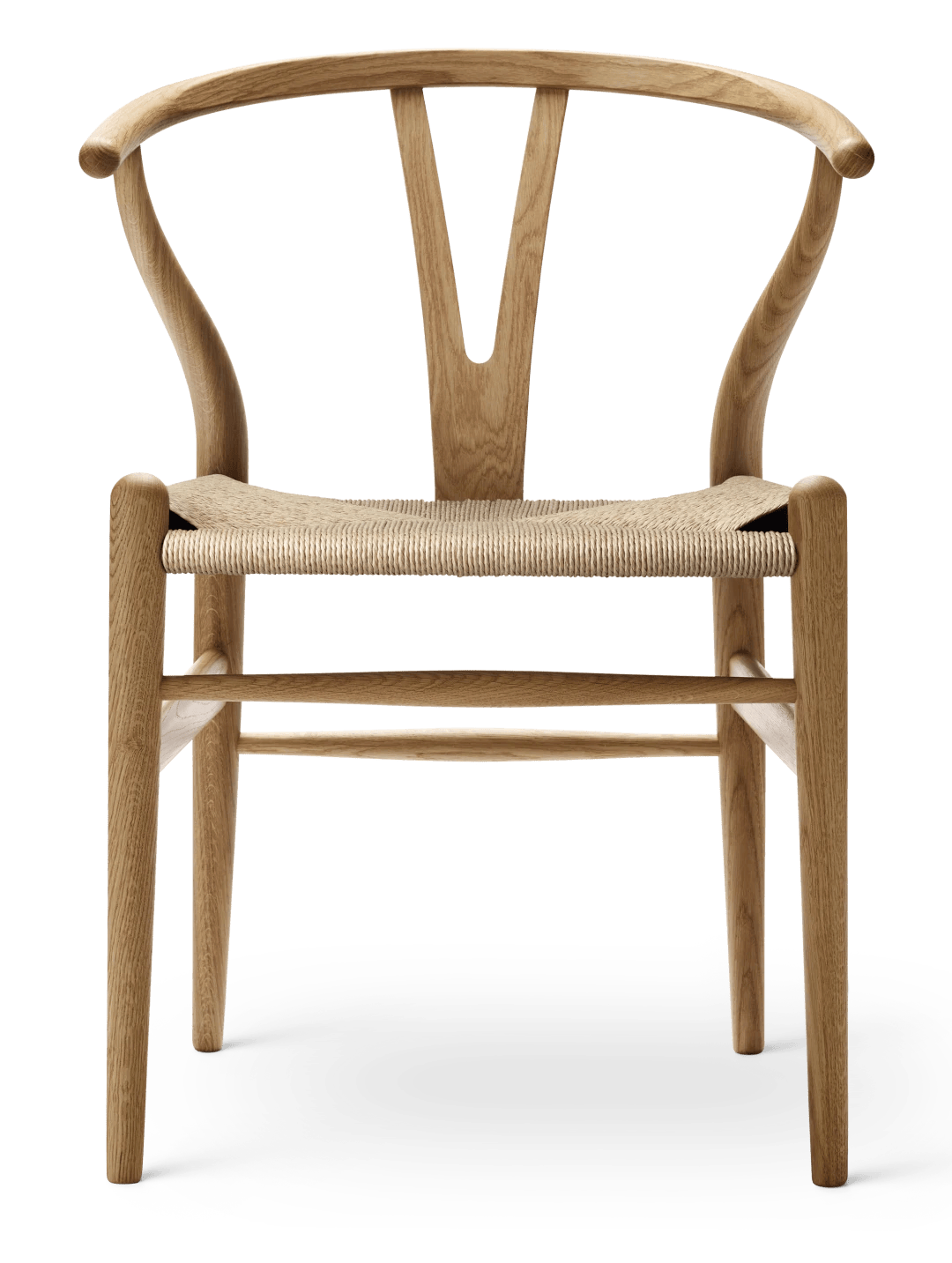 Wishbone Chair CH24, Beech M-S9000-N, Soft Black, FSC®Mix 70% Natural ...